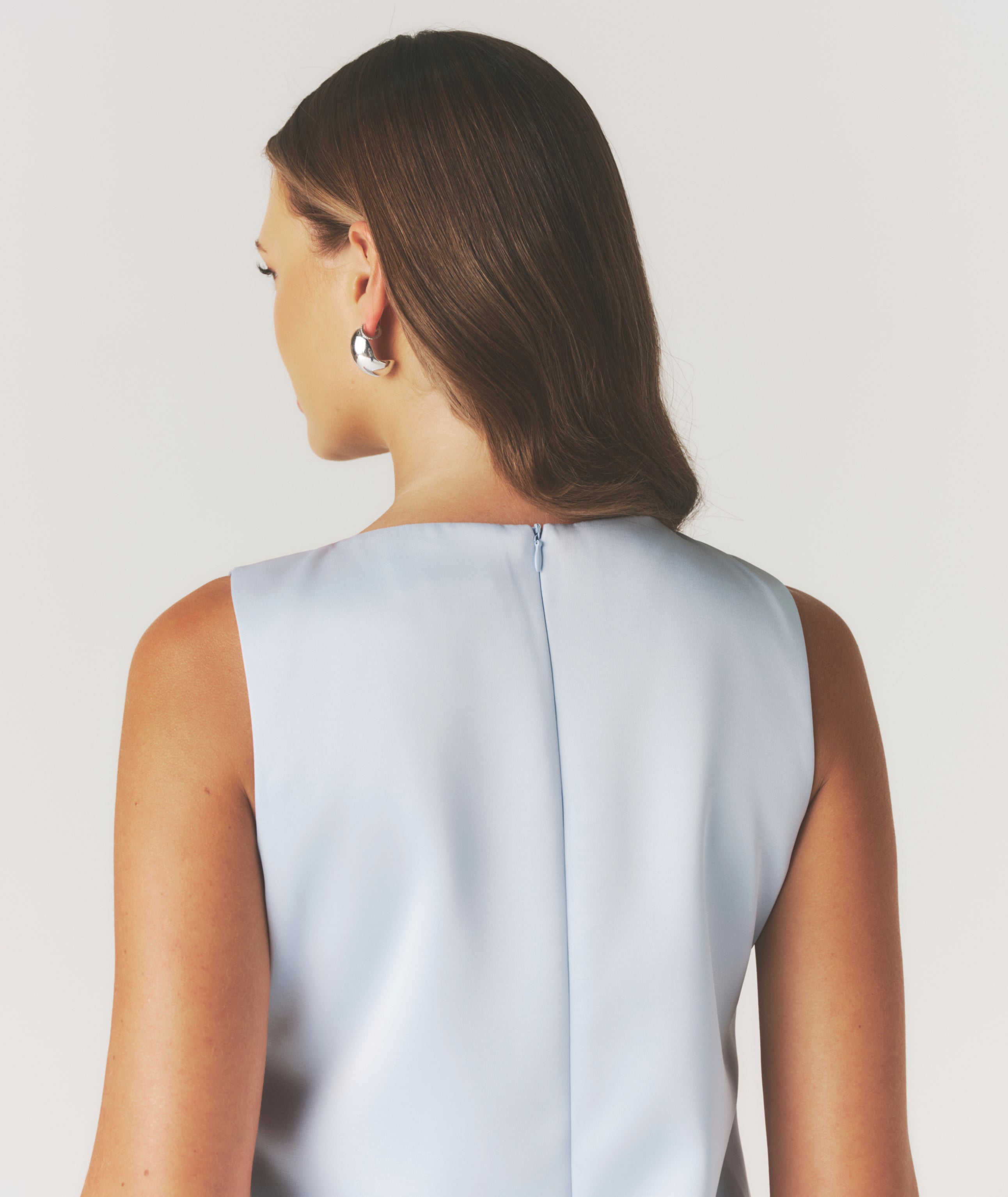 Mini Mod Bow Dress - Pale Blue – Six Stories