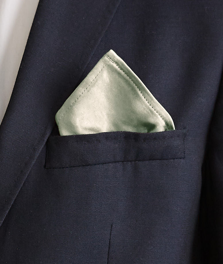Men's Satin Pocket Square | Six Stories