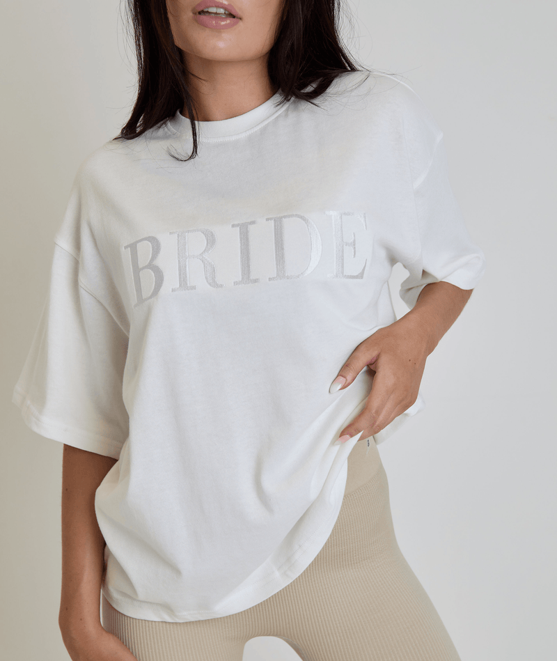 Bride Statement Tee - All White – Six Stories